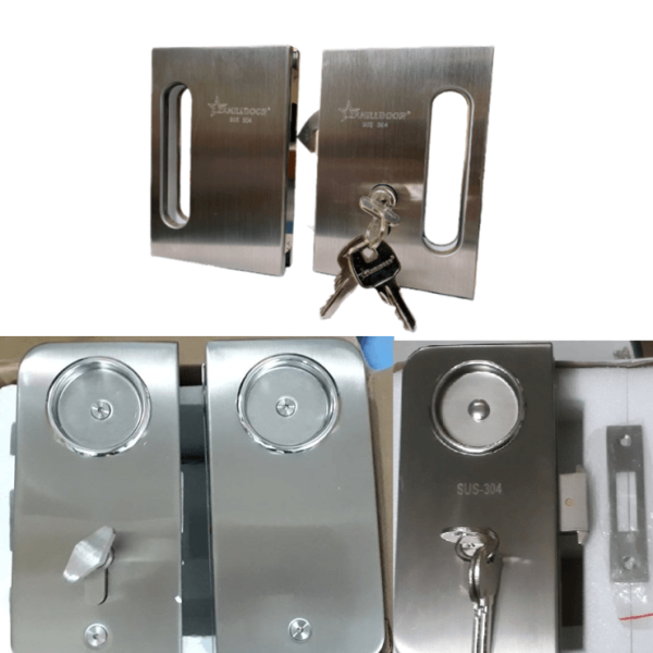 Các loại khóa cửa kính phổ biến hiện nay - Siêu Thị Khoá Vân Tay